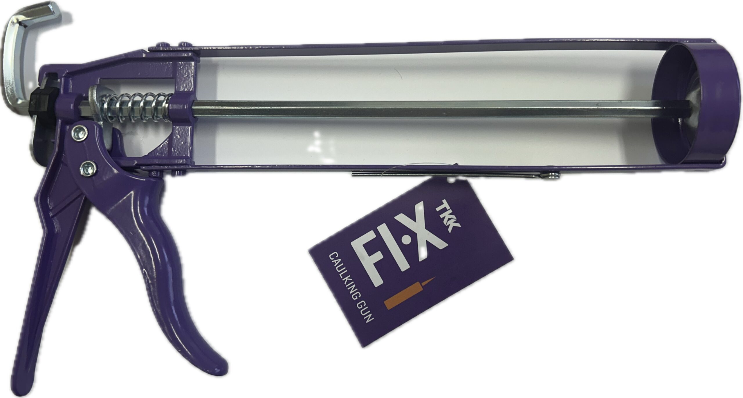 Пистолет за силикон 310 мл - ръчен - за твърди опаковки Fix Purple ...